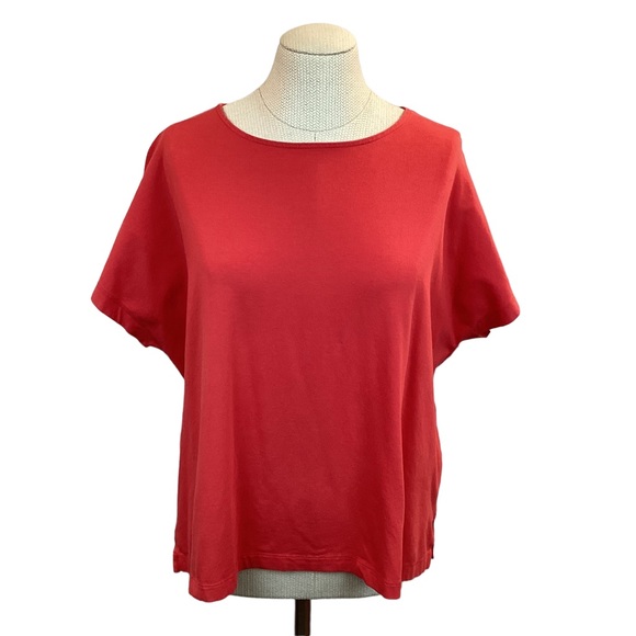 J. Jill | Tops | J Jill Luxe Supima Relaxed Tee Top | Poshmark